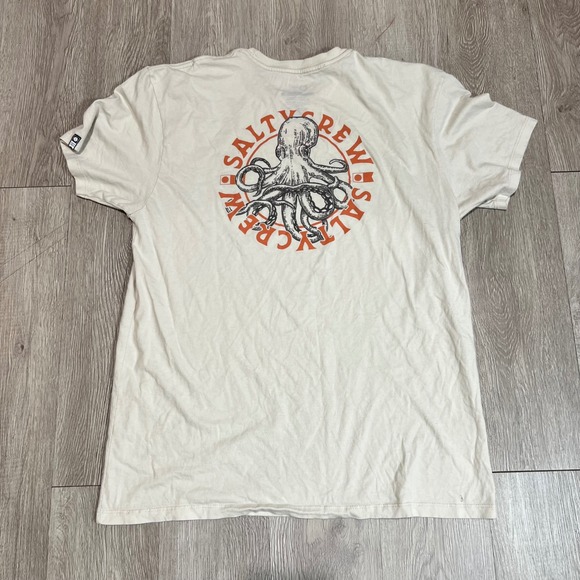 Salty Crew | Shirts | Salty Crew Mens Octopus Graphic Tshirt Cream ...